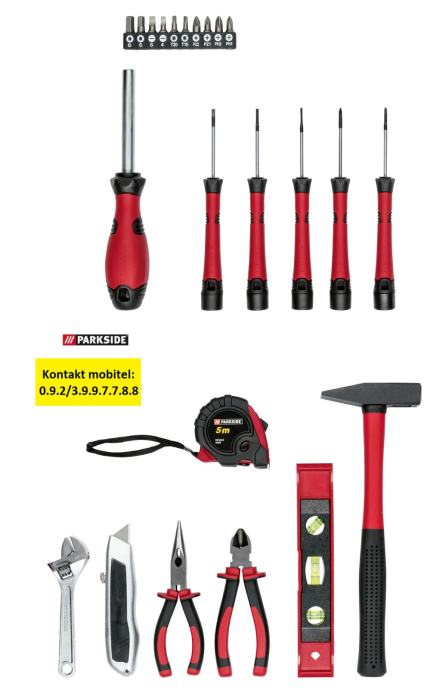 Parkside torba za alat s 23 komada alata (NOVO)