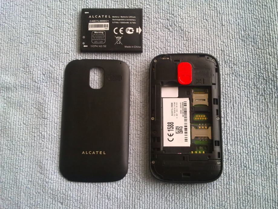 ALCATEL 2000x ZA STARIJE (IZVRSNO STANJE) HR jezik, Sve mreže NA SLICI