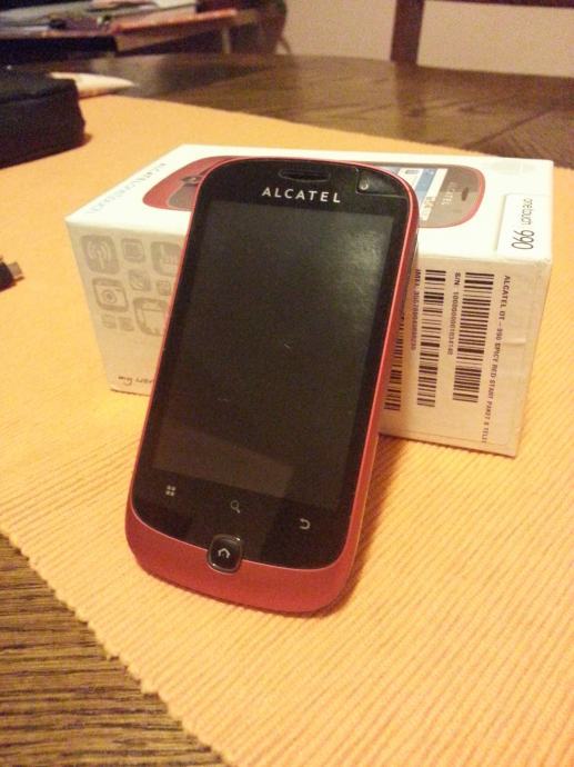 Alcatel OneTouch 990 (OT-990) crveni SVE MREŽE očuvan