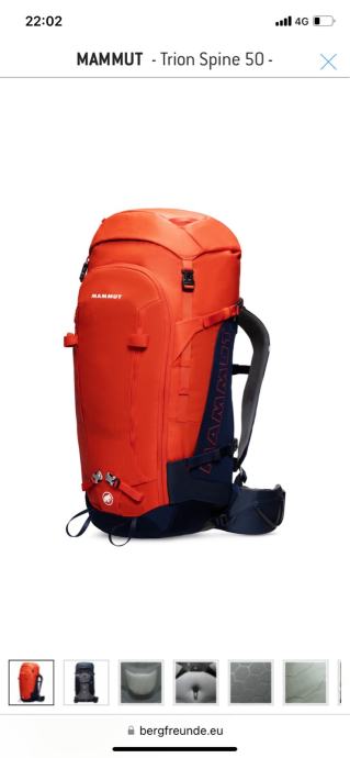 Planinarski rusak Mammut Trion spine 50