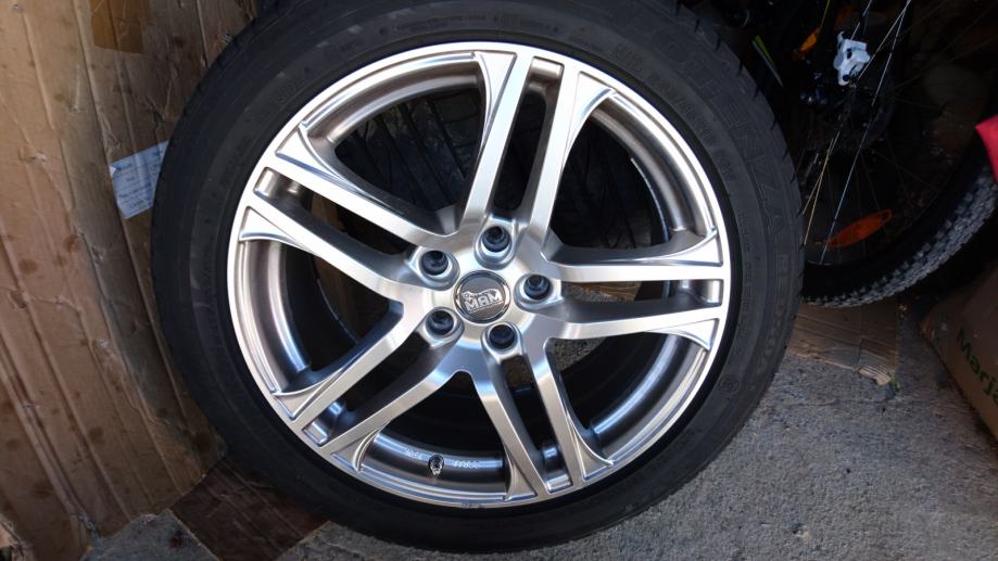 MAM Alu felge 18 5x120, 4 kom sa gumama