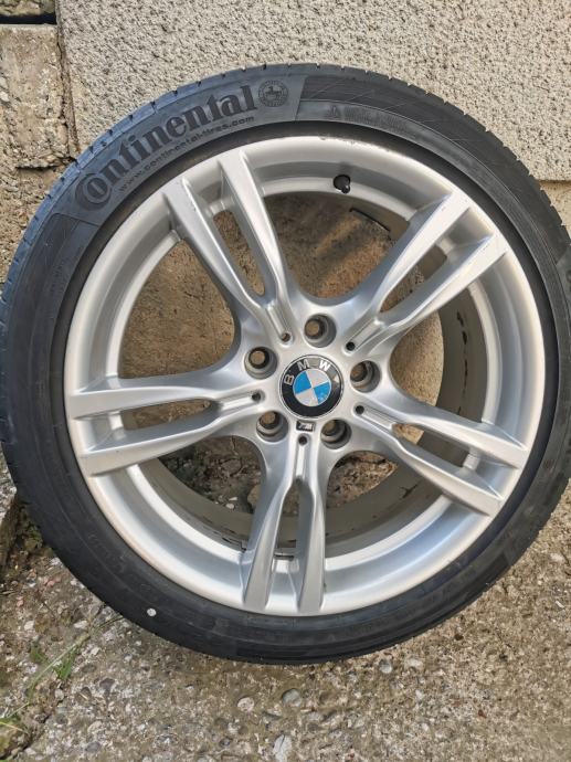 ALU FELGE 18 BMW ORIGINAL M400 S + GUME CONTINENTAL, RUPE 5x120 4 kom