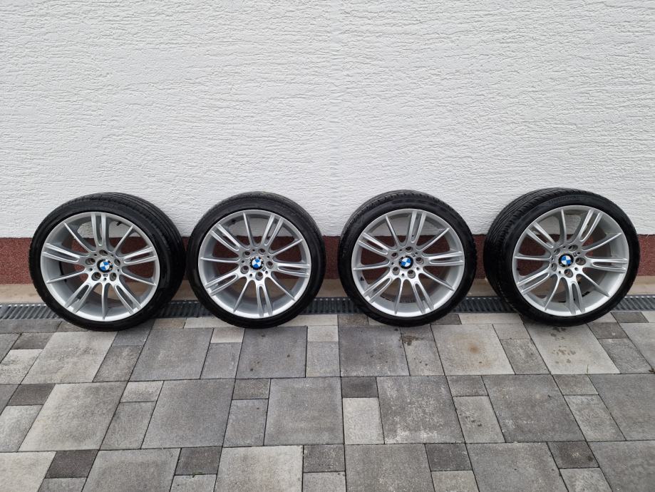 BMW style 193, 18, 5 x 120, M paket orig, 4 kom, ljetne gume odlične