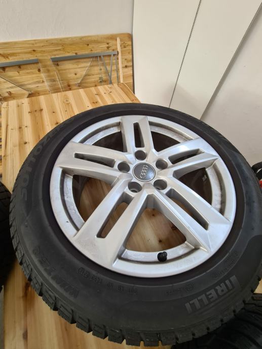 ALUMINIJSKE FELGE AUDI+ ZIMSKE GUME A4 A6 7JX17 ET42 8W0601025P