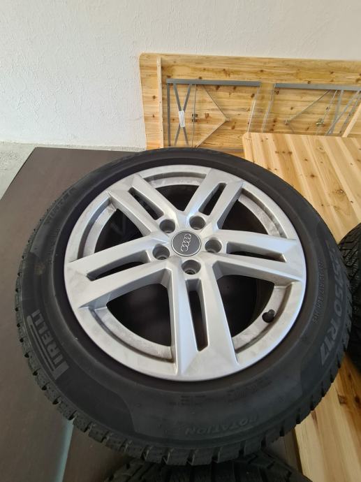 ALUMINIJSKE FELGE AUDI+ ZIMSKE GUME A4 A6 7JX17 ET42 8W0601025P