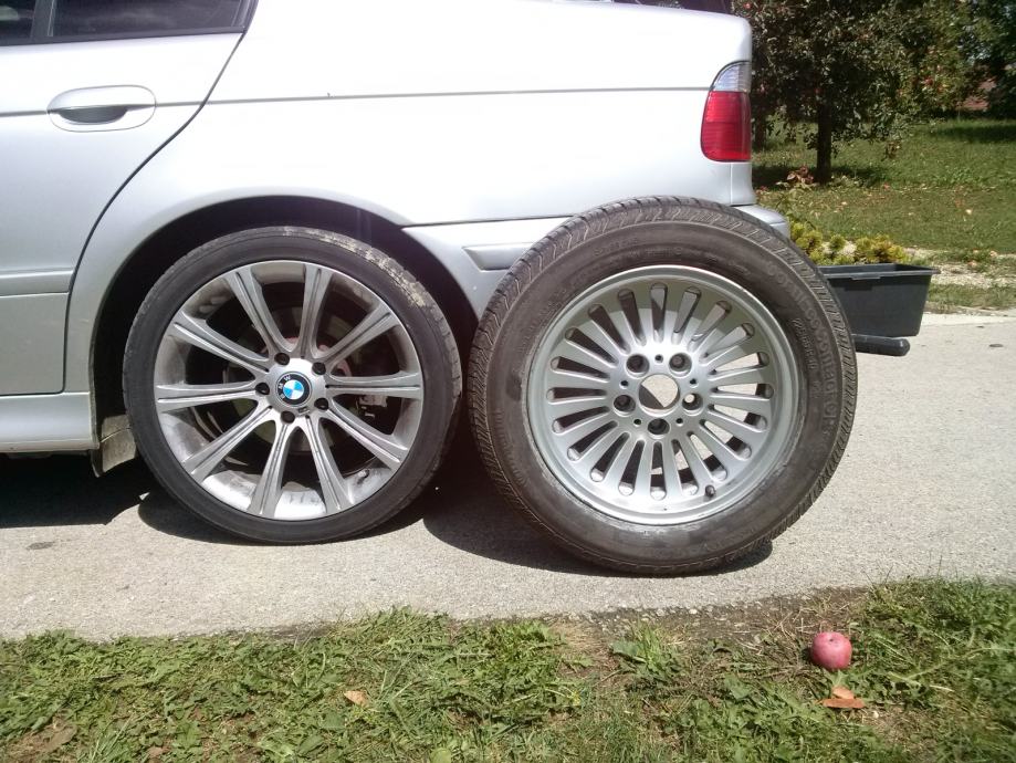 BMW alu felge 18x 8,ET 20,style 166(sve 4 jednake širine)+gume