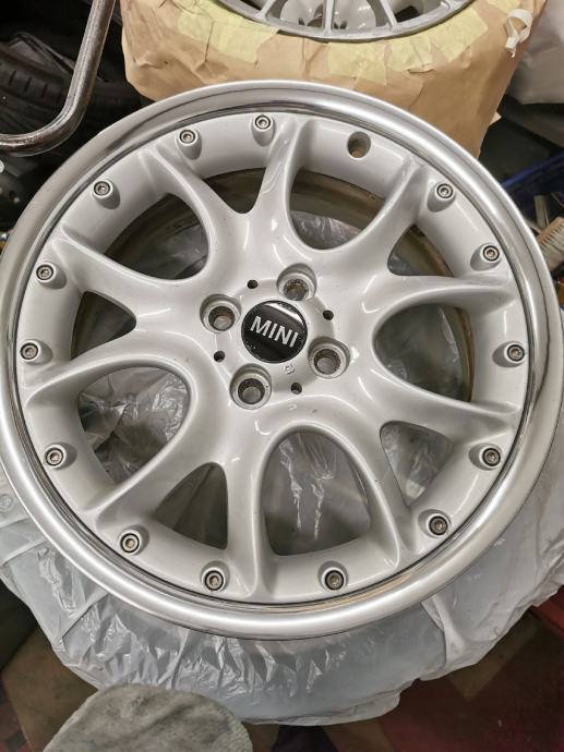 Mini Cooper 17 alu felge, R56 R53 R50 Web Spoke, dvodjelne