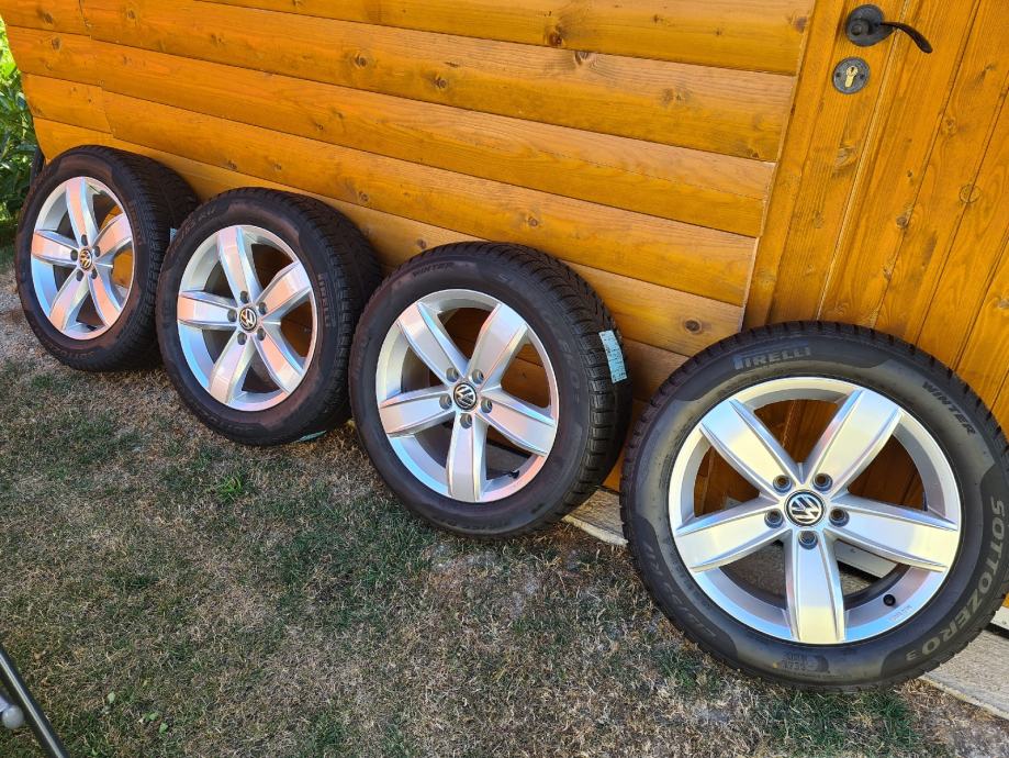 Original Alu felge VW Passat B8, Golf VII, Tiguan, 17 Corvara + gume