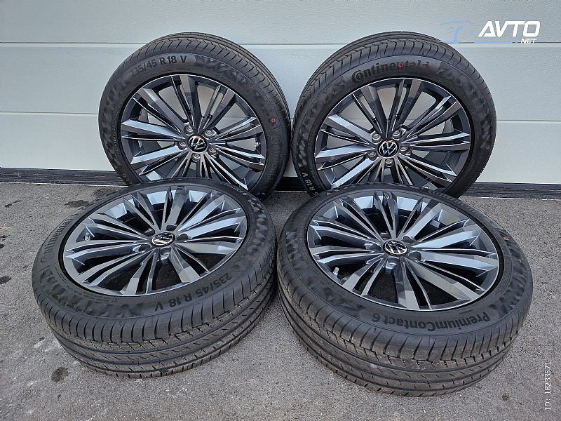 Original Alu Felge VW Passat B8 Liverpool 18 + CONTI 2022 + Senzori