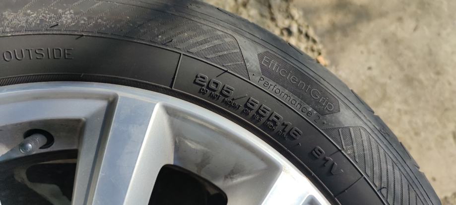 16 original VW felge 5x112 sa odličnim gumama 205 55 16