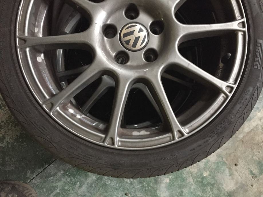 ORIGINAL VW GOLF 6 R Alu felge 18 rupe 5x112, AKCIJA!!! s GUMAMA