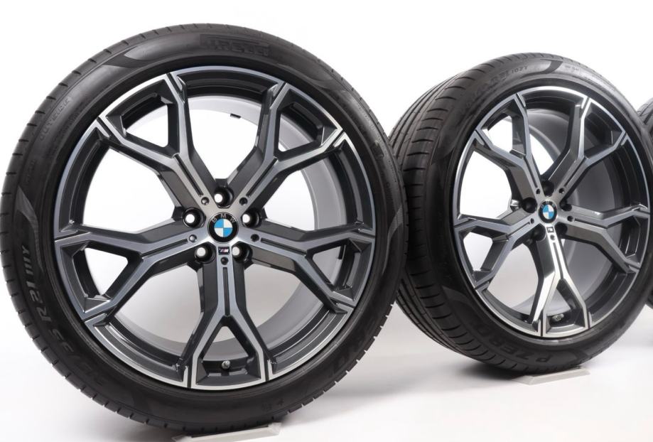 Originalne BMW X5 felge (styling 741 M Y-spoke) 5x112 21” + gume 2023*