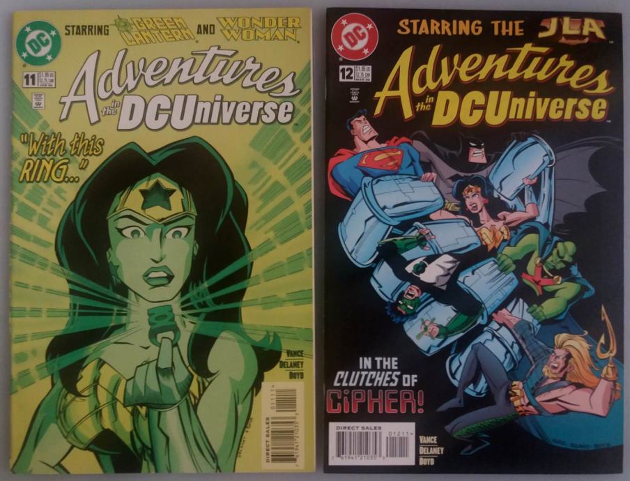 Adventures in DC Universe #1,2,7-12 / DC 1997