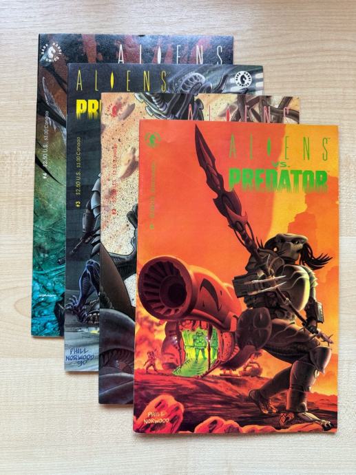 Aliens vs. Predator 1-4# Dark Horse 1990