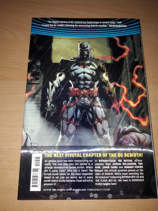 DC Universe Rebirth Batman Vol.1-5 + Batman/The Flash: The Button