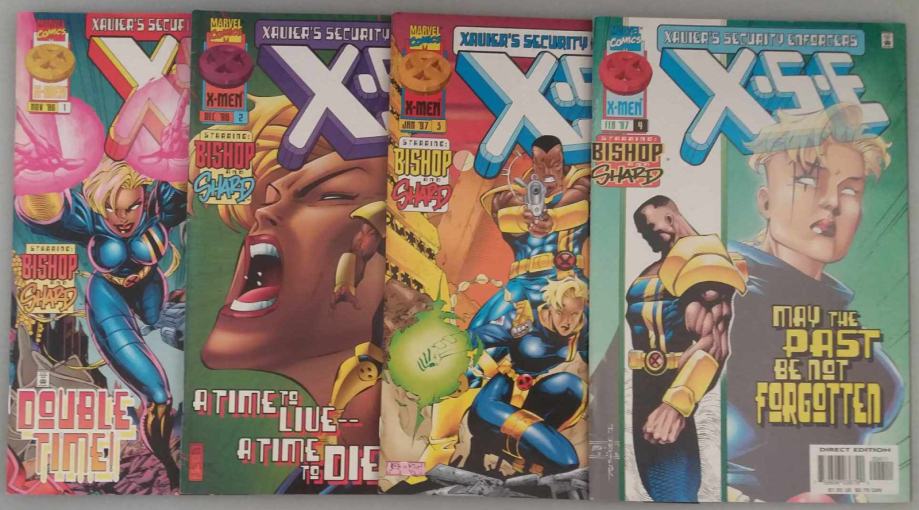 XSE / Xaviers Security Enforcers / komplet 1-4 / Marvel