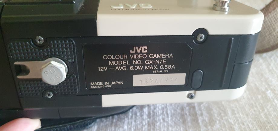 JVC COLOUR VIDEO CAMERA MODEL NO. GX-N7E