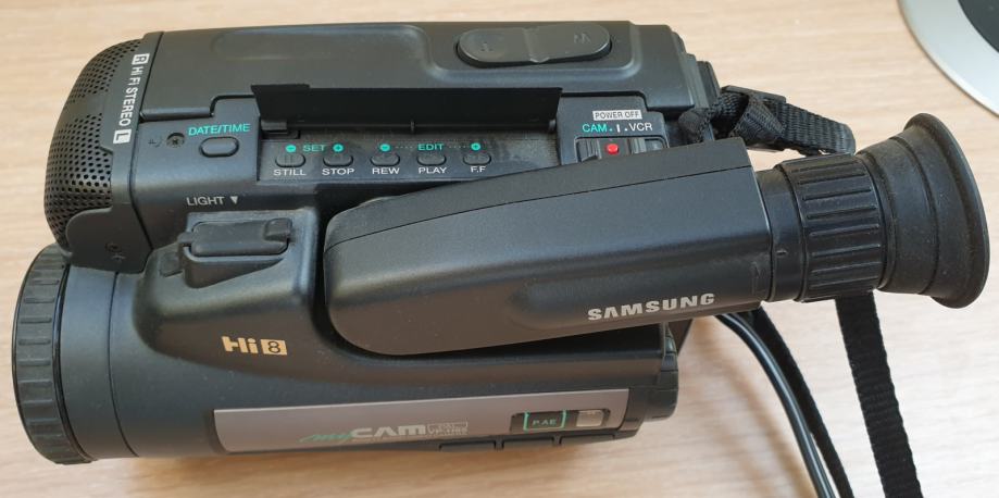 SAMSUNG VP-H65 PAL Hi 8mm video kamera