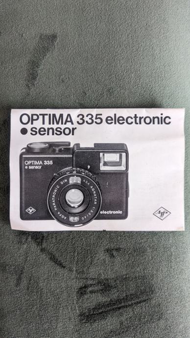 Agfa Optima Sensor 335 + UV filter (kao nov)