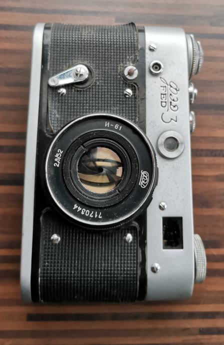 ANALOGNI FOTOAPARAT FED 3 SSSR-1967.GODINA-ISPRAVAN
