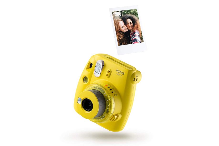 Fujifilm Instax Mini 9 instant Fuji polaroid fotoaparat - Clear Yellow