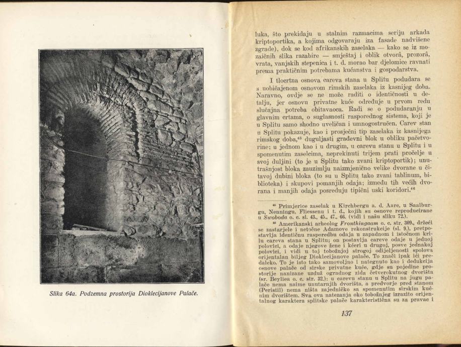 Frane Bulić Ljubo Karaman - Palača cara Dioklecijana u Splitu