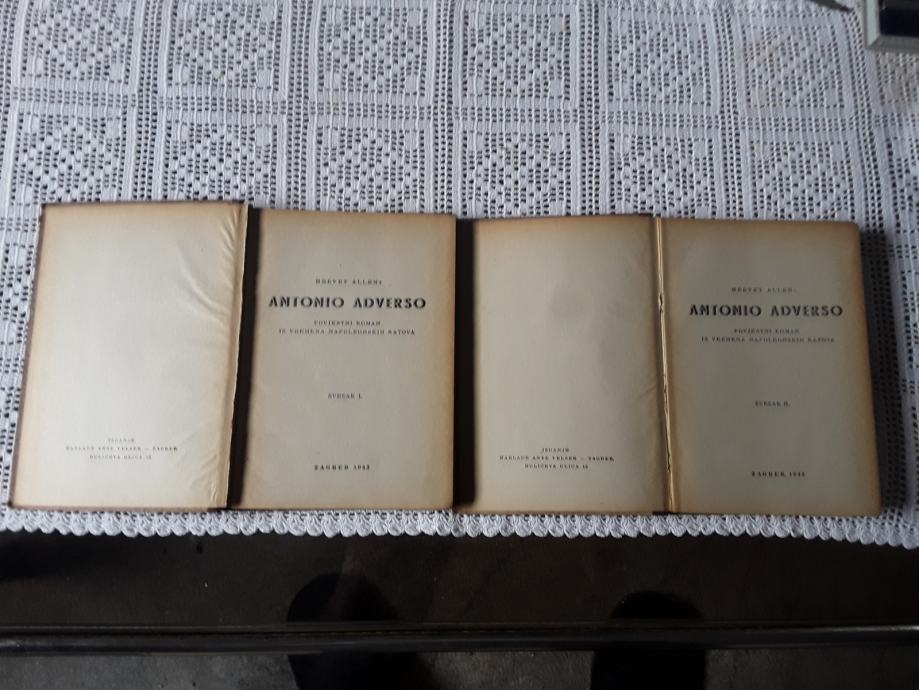 HERVEY ALLEN:Antonio Adverso