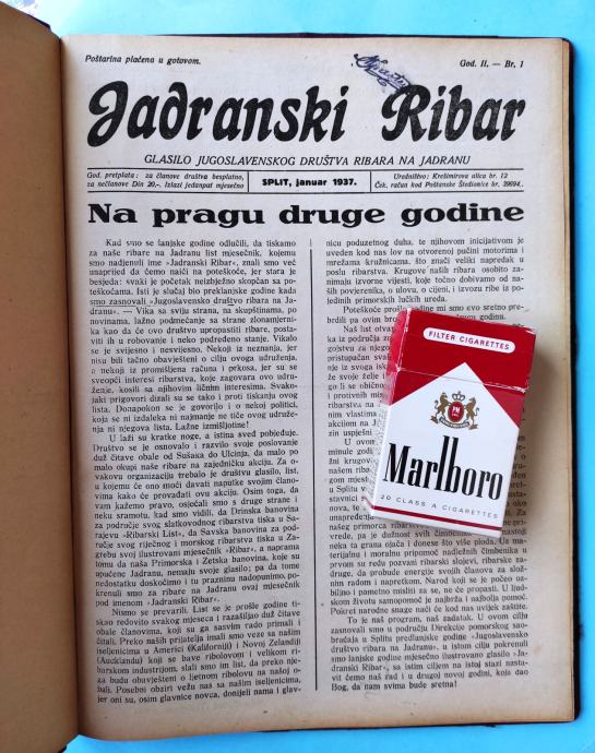 JADRANSKI RIBAR (1937) kompletno godište svih 12. brojeva * Ribarstvo