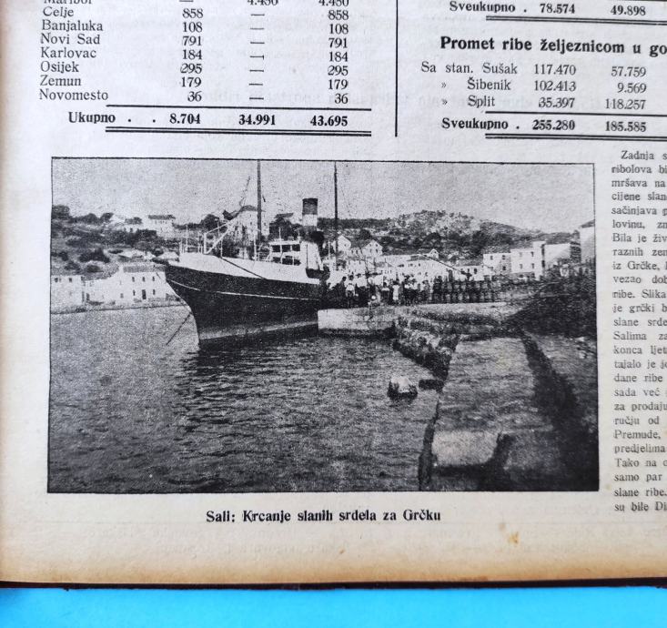 JADRANSKI RIBAR (1937) kompletno godište svih 12. brojeva * Ribarstvo