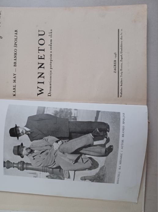 Karl May- Branko Špoljar: Winnetou (1943.) RIJETKO