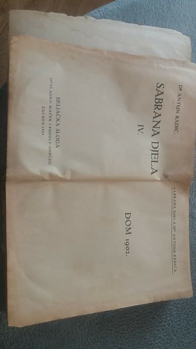 KNJIGA -DOM 1902 Antun Radić