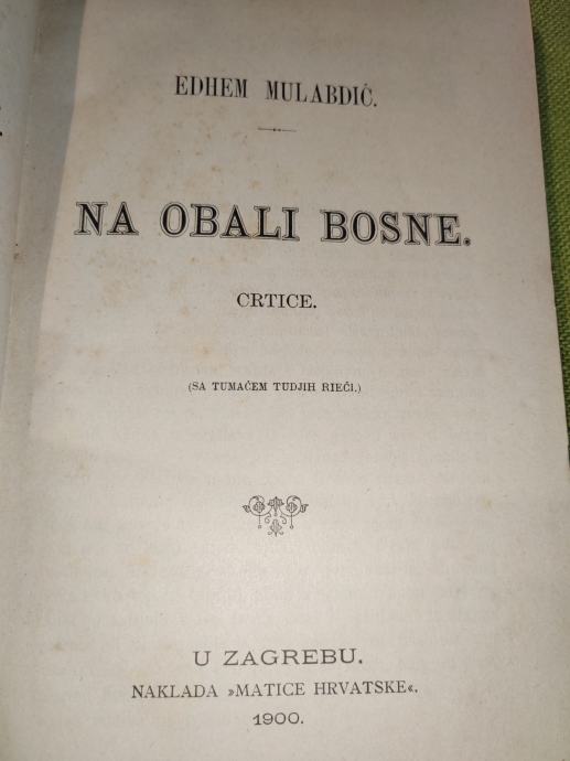 Na obali Bosne Crtice Edhem Mulabdić