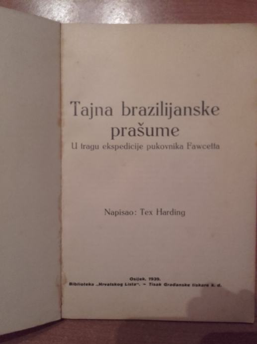 TEX HARDING:TAJNA BRAZILIJANSKE PRASUME