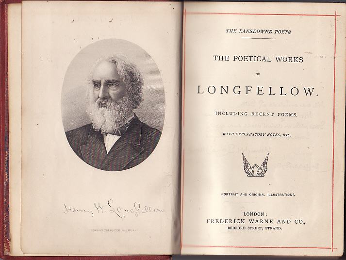 The poetical works of Longfellow - including recent poems