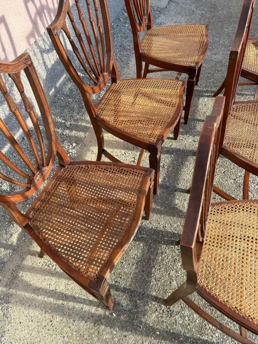 6 HEPPLEWHITE STOLCA