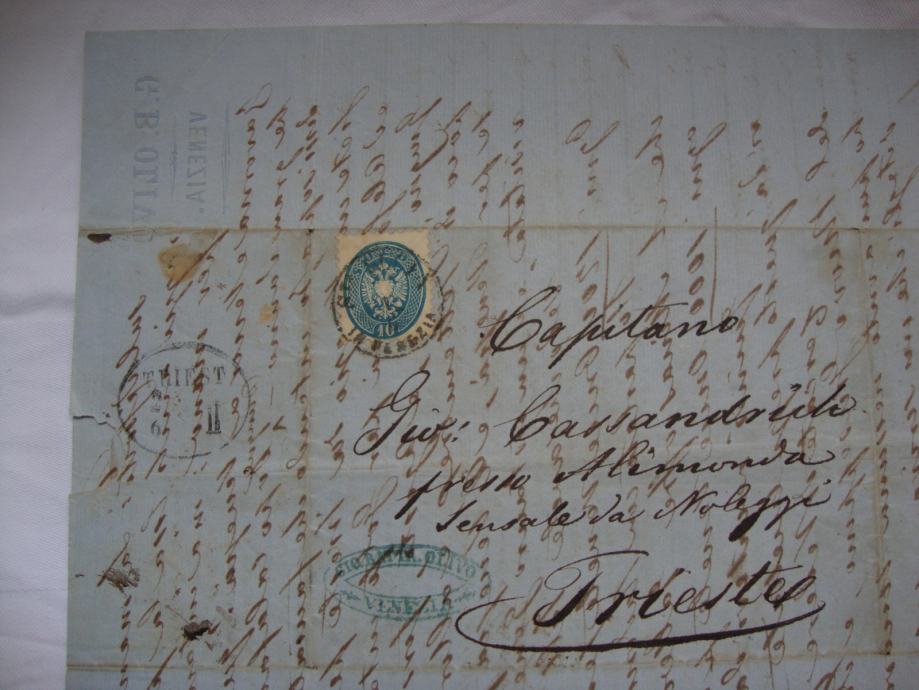 Antique letters,capitain 1854-1880. / stara pisma iz 19.stoljeća 01.