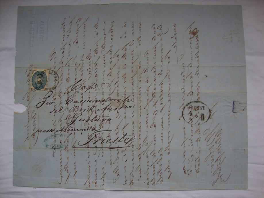 Antique letters,capitain 1854-1880. / stara pisma iz 19.stoljeća 01.