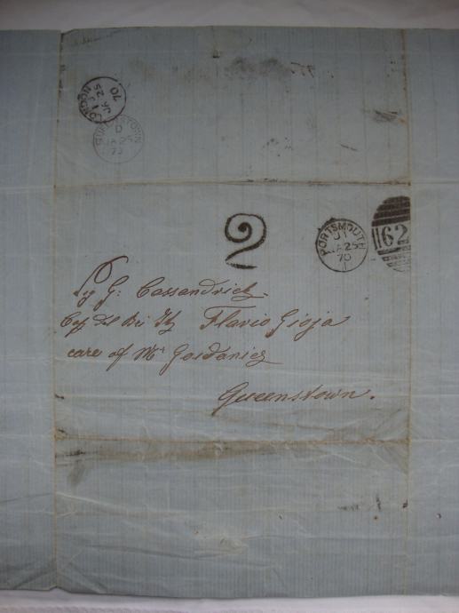 Antique letters,capitain 1854-1880. / stara pisma iz 19.stoljeća 01.