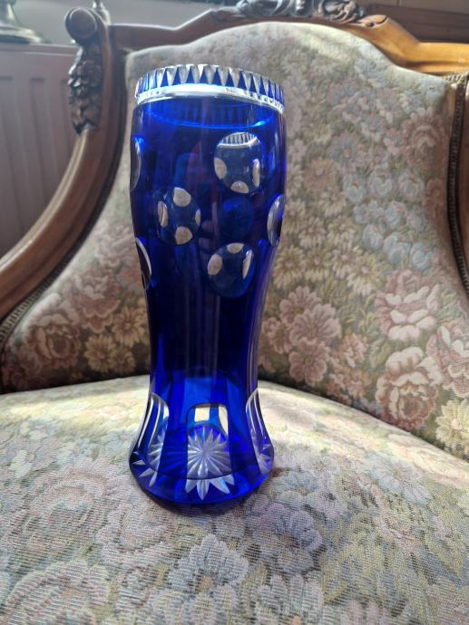 Art Deco, plavi kristal