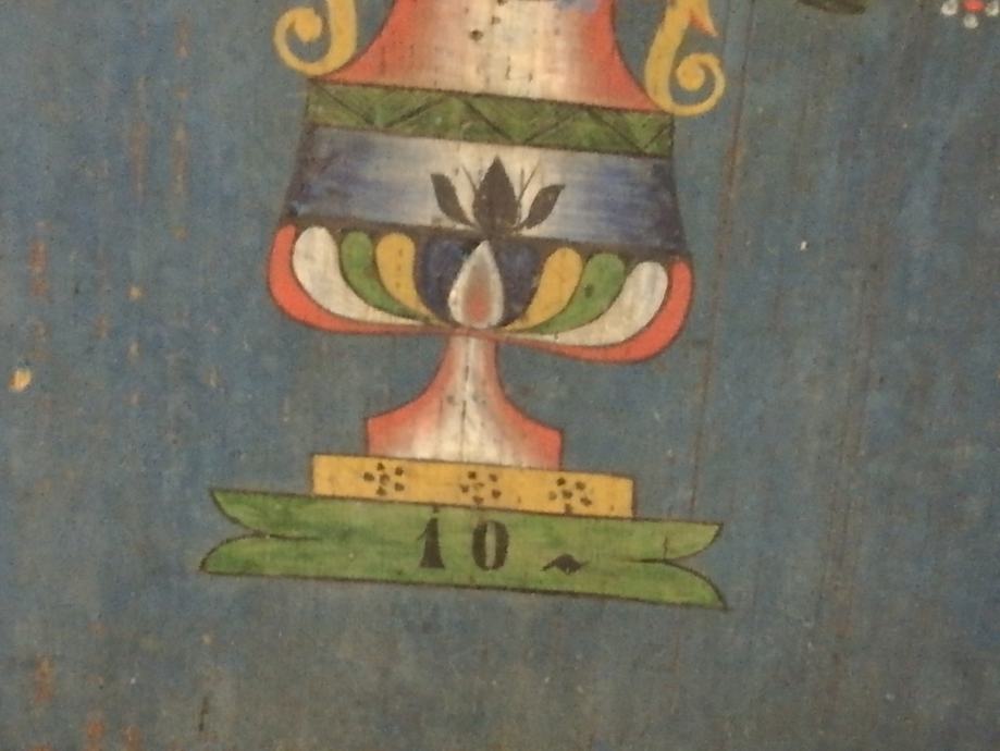 DVA STARA KRILA OD ORMARA IZ 1910 g. - RUČNO OSLIKANA