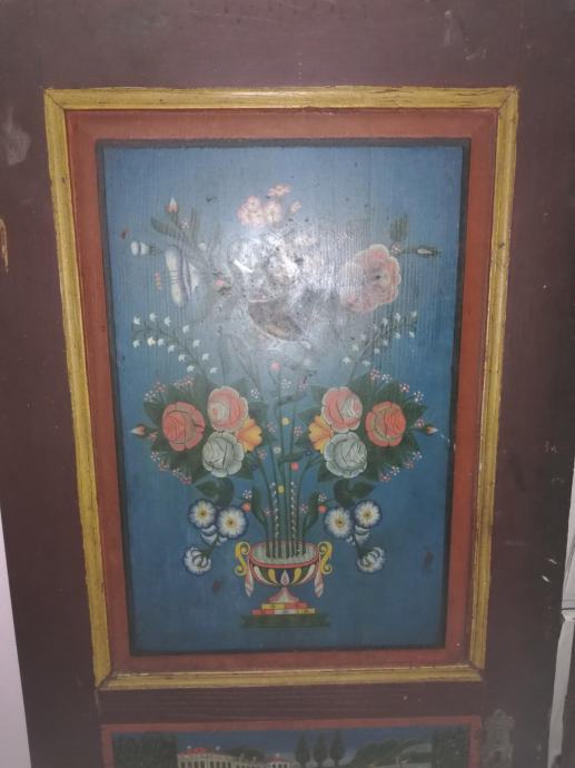 DVA STARA KRILA OD ORMARA IZ 1910 g. - RUČNO OSLIKANA