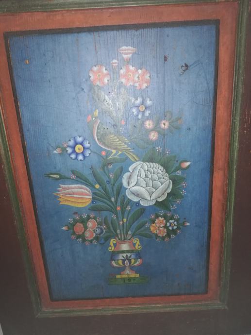 DVA STARA KRILA OD ORMARA IZ 1910 g. - RUČNO OSLIKANA