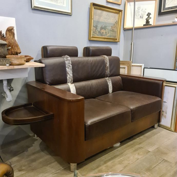 Kožni Kauč Vintage Dizajn 70-ih