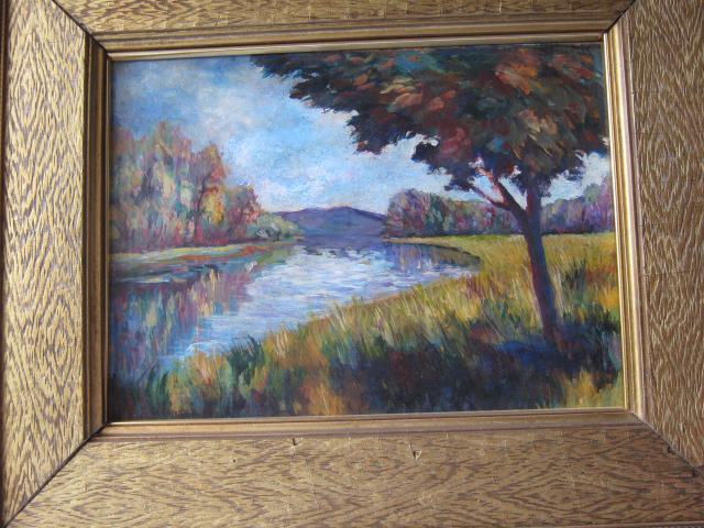 POSTIMPRESIONIST NIZOZEMSKI SLIKAR ULJE NA PLATNU 67 X 58 40 X 30 CM