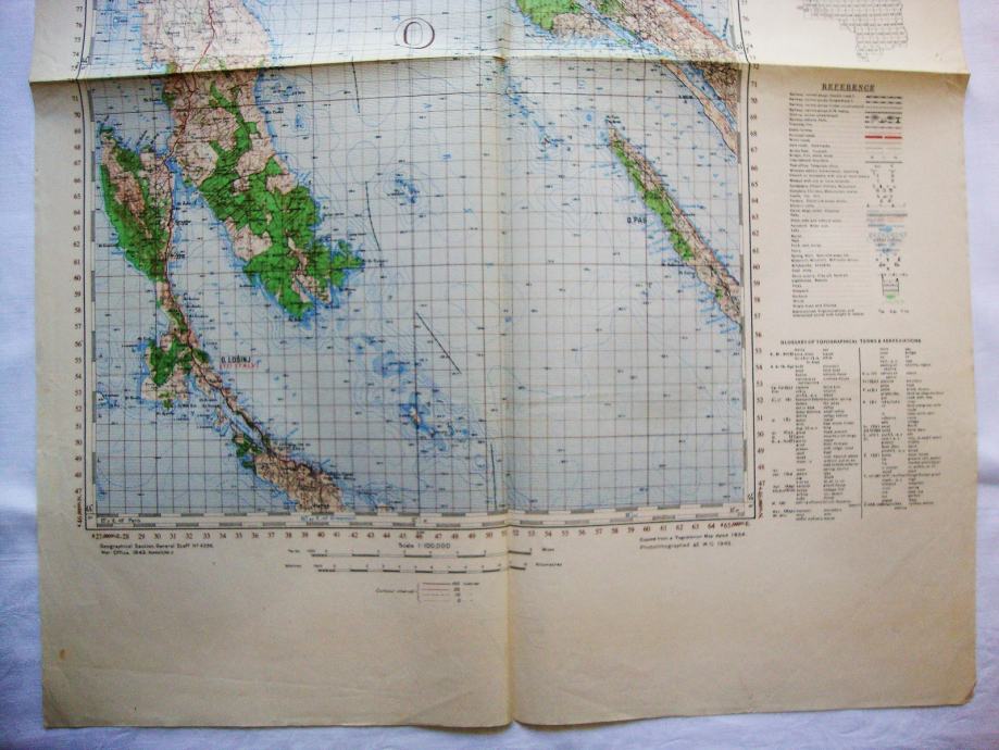 RAB STARA KARTA - 1934-1943.FIRST EDITION