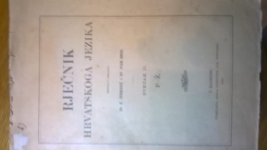 rječnik hrvatskog jezika