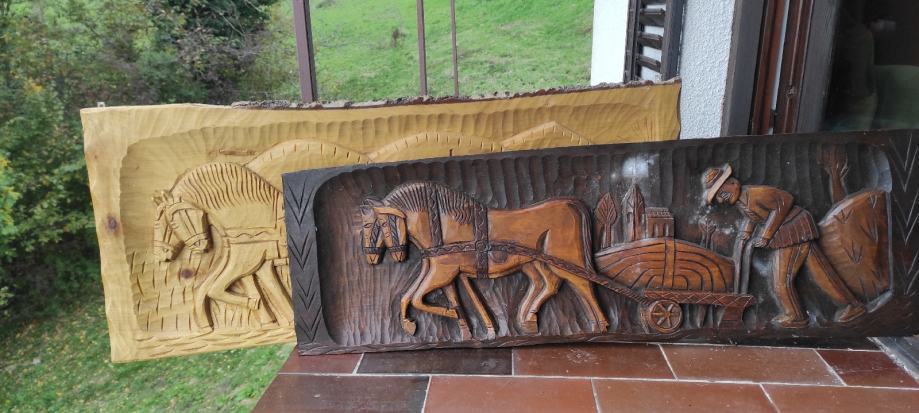 Slika rezbareno drvo