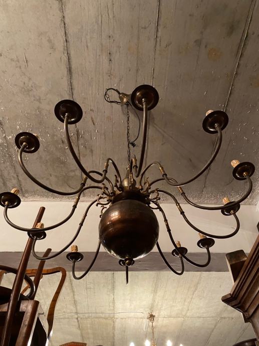STARI METALNI LUSTER