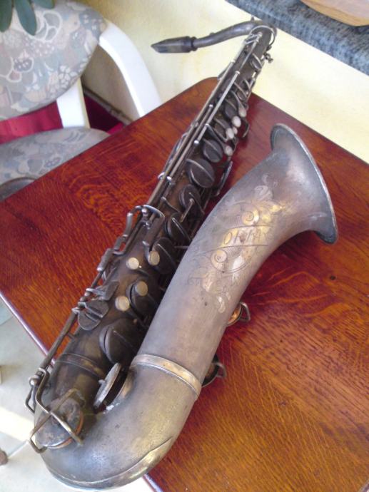 STARI SAKSOFON GLORIA - IZ 1930.g, VISINA: 83,5 cm