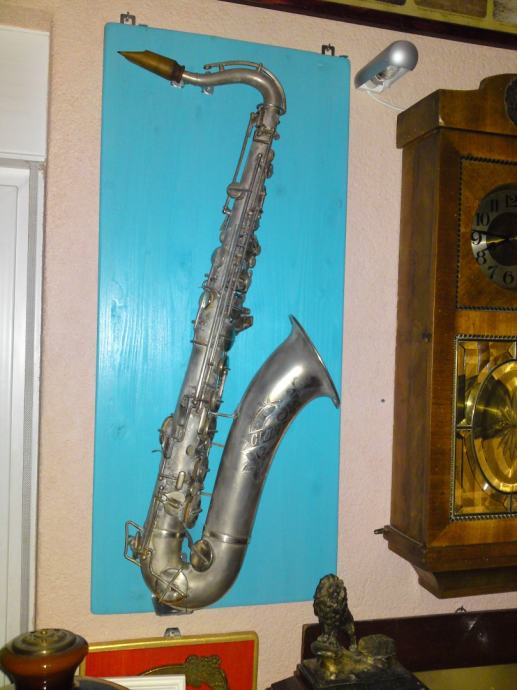STARI SAKSOFON GLORIA - IZ 1930.g, VISINA: 83,5 cm